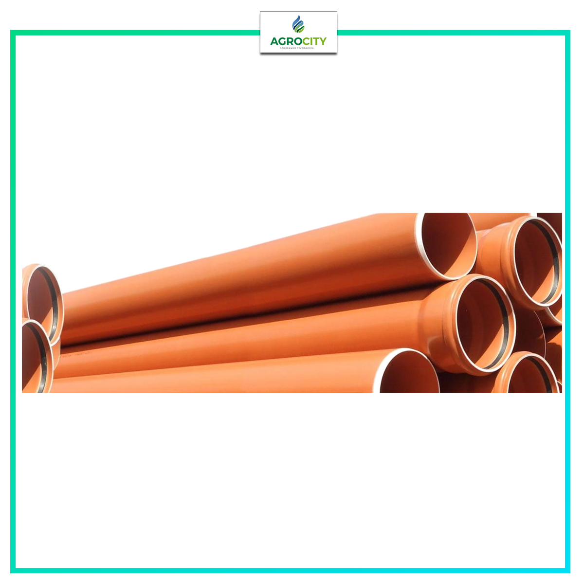 TUBERIA PVC SERIE 20 COLOR MARRON CAMPANA – Agrocity